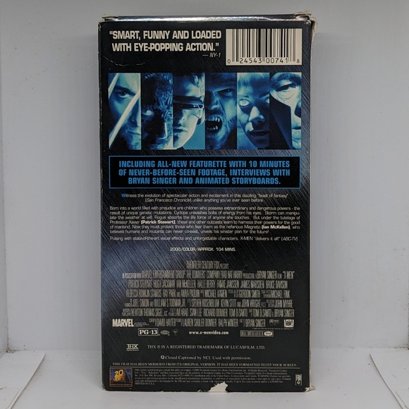 Marvel | Cameras, Photo & Video | Xmen 200 Vhs Cassette Movie | Poshmark